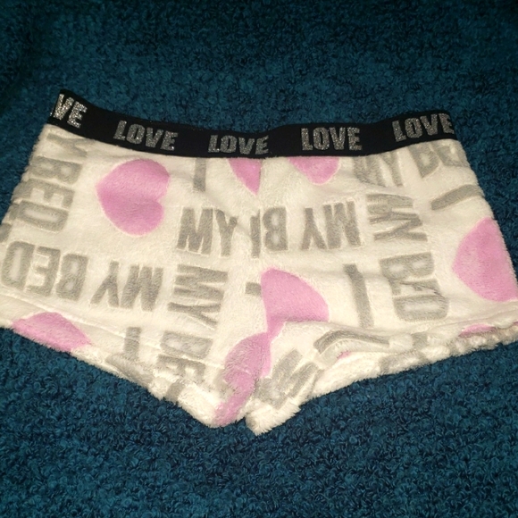 em elfie | Intimates & Sleepwear | Pajama Shorts Fluffy Love Brand Em ...